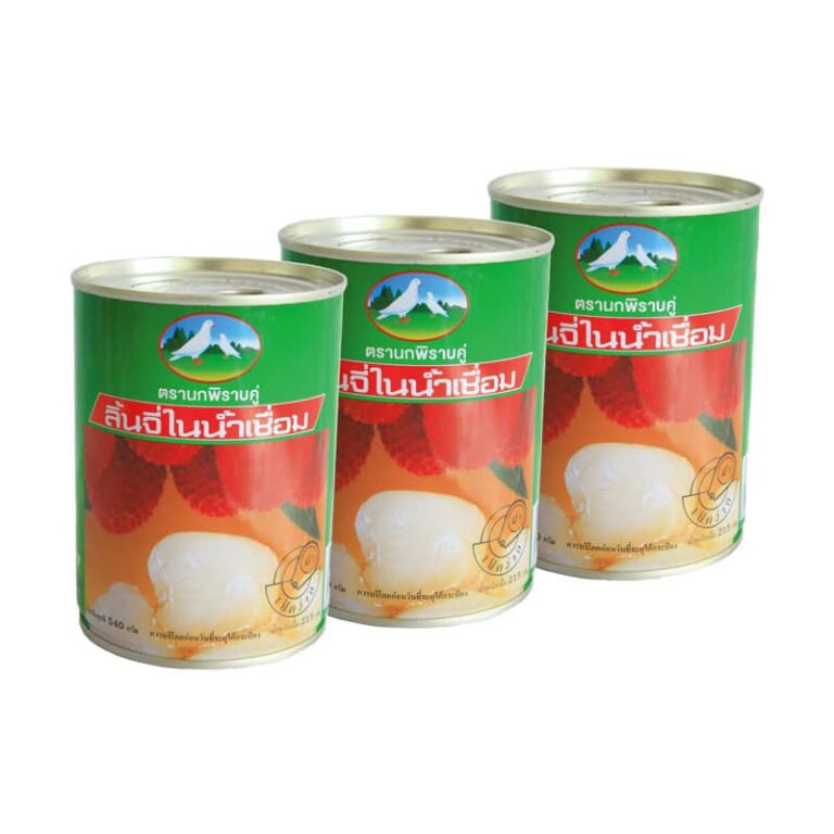 Pigeon Lychee in Syrup(J) 540g.×3 ตรานกพิราบ ลิ้นจี่ในน้ำเชื่อม 540กรัม ...